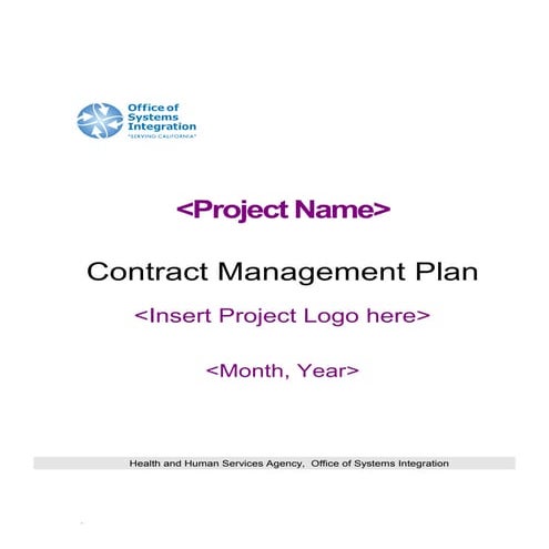 Contract management plan (4156v2) | DOC