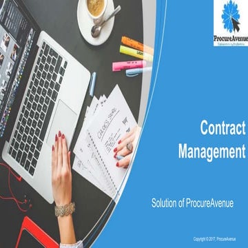 Contract Management | PPTX