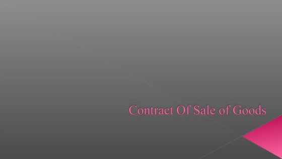 Offer And Acceptance | PPT