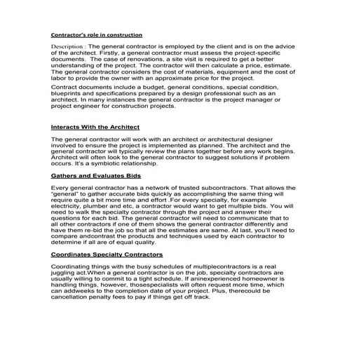 Contractor Liability | PPT
