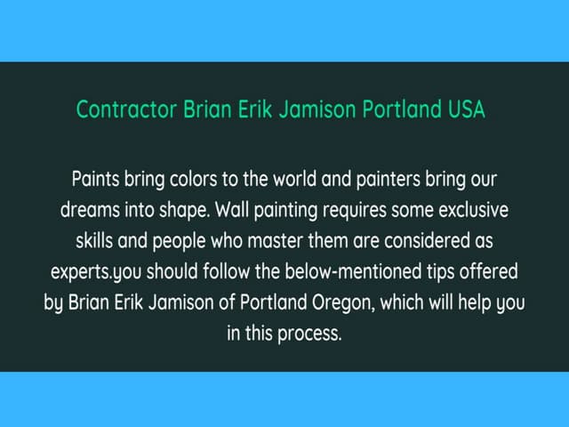 Brian Erik Jamison Portland USA | PPTX