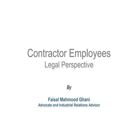 Contractor Employees Legal Perspective.ppt
