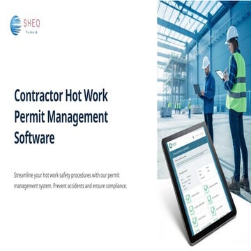 Contractor Hot Work Permit Software for Work Management | PPT