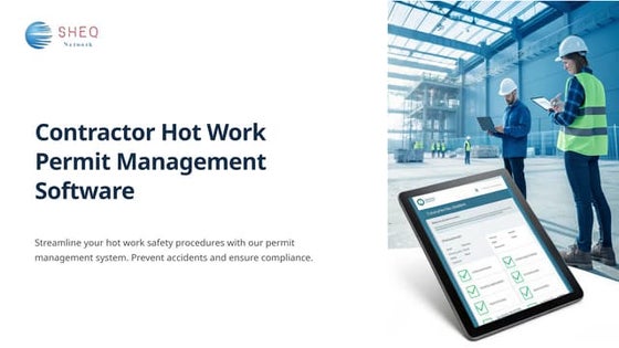 Electronic Work Permit Software for Hot Work Management | PPT