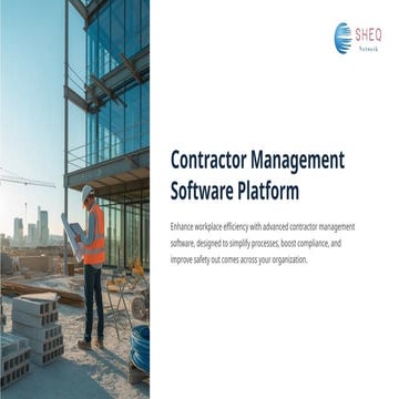 Contractor Management Software Platform – Best Safety Program Solution ...
