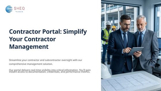 Efficient Contractor Management with mai™ Contractor Portal | PPT