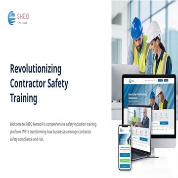 Comprehensive Online EHS and Safety Induction Training Software | PPT