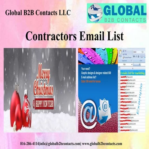 Contractors email list | PPT