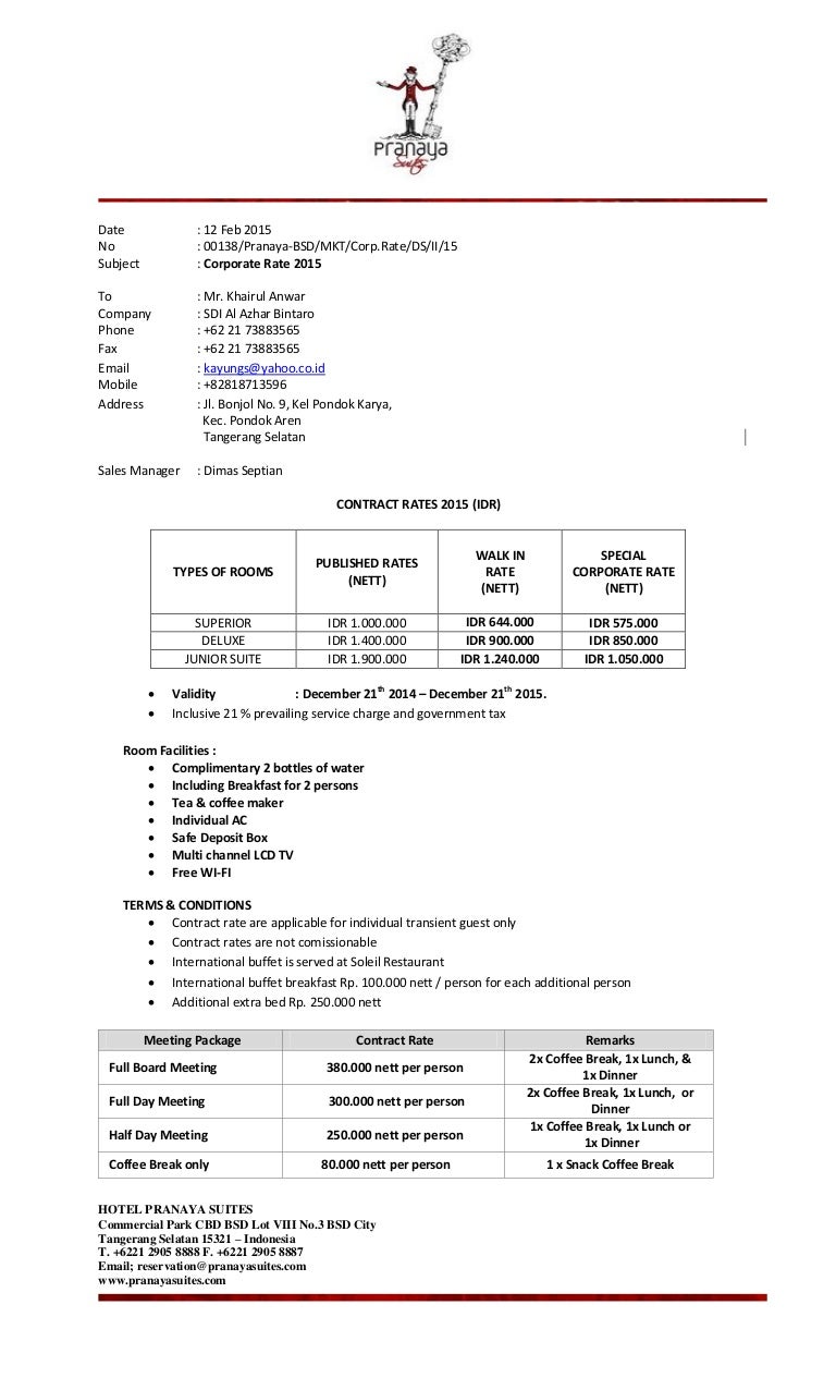 Contract Rate Sdi Al Azhar Bintaro 2015 contract-rate-sdi-al-azhar-bintaro-2015
