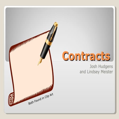 Contracts | PPT