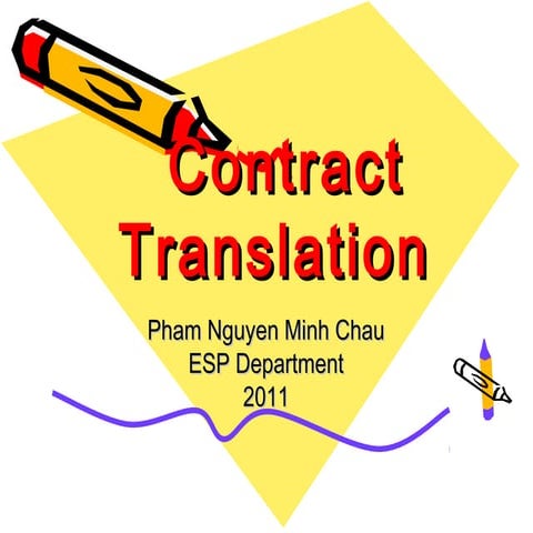 Contract translation session 1 bookbooming | PPT