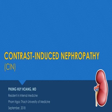 Contrast induced nephropathy | PDF