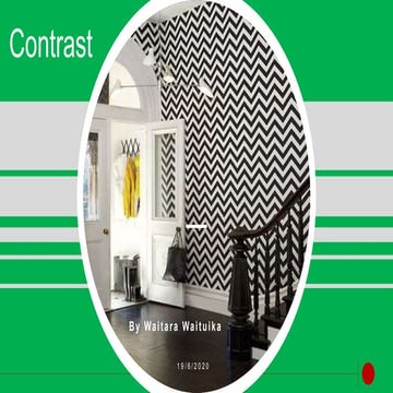 Contrast as a principle of interior design | PPT