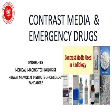CONTRAST MEDIA XRAY , computed tomography | PPTX