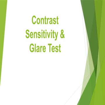 Contrast sensitivity and glare discomfort [Autosaved].pptx