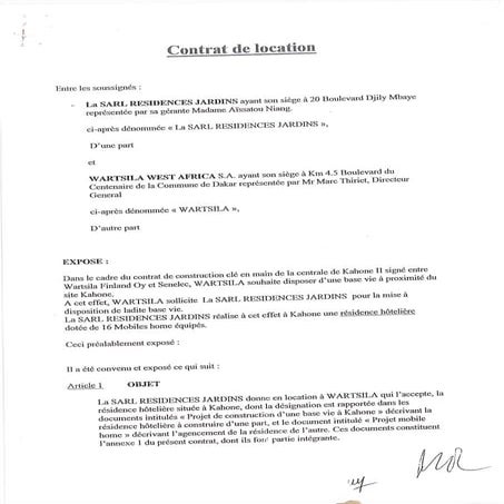 Contrat de location | PDF