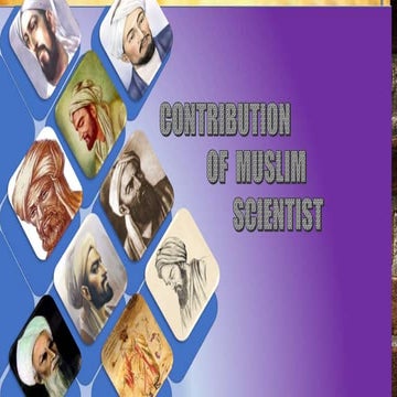 Contribution of Muslim Scientist..pptx
