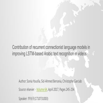 Contribution Of Recurrent Connectionist Language Models In Improving Lstm Based Arabic Text