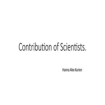 Contribution of Scientists, Seminar PS.pptx