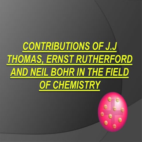 The development of the atomic structure | PPTX