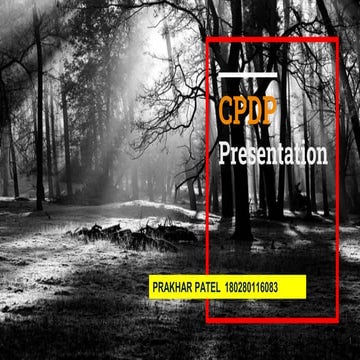 Contributor personality development program | PPT