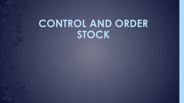 STORE MANAGEMENT TRAINING | PPTX