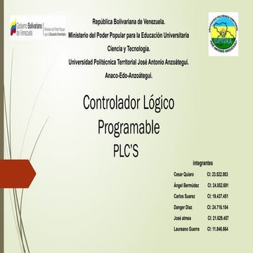 controlador-logico-programable y de sistemas electricos | PPTX