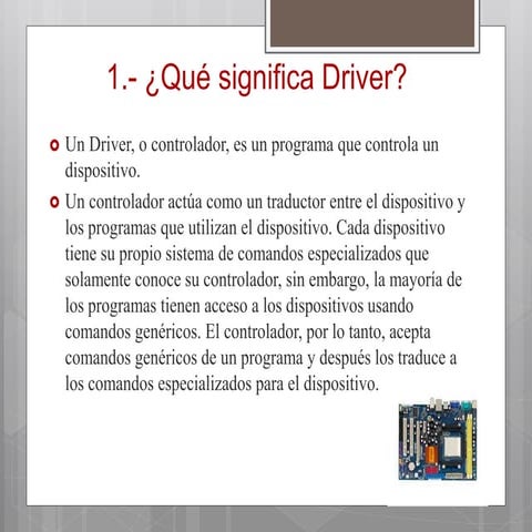Drivers y Blog | PPTX