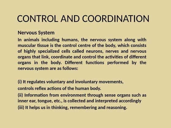 CONTROL AND COORDINATION class-10 chapter-7(bio).pptx