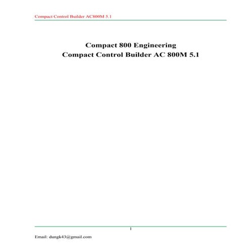 Control builder | PDF