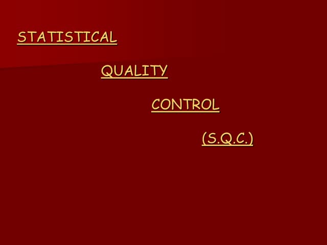 Control charts in statistical quality control | PDF