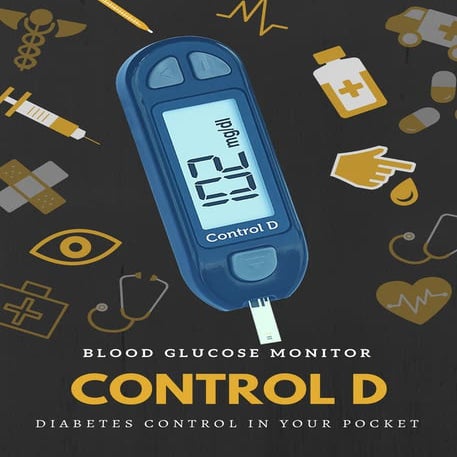 Control D Blood Glucose Monitor Poster