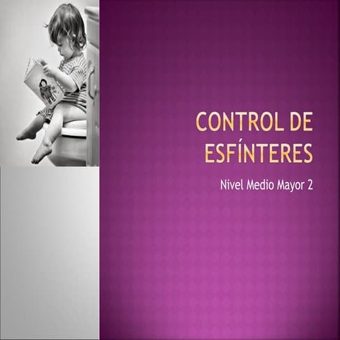 control de esfinter Salas cunas menor y mayor | PPT