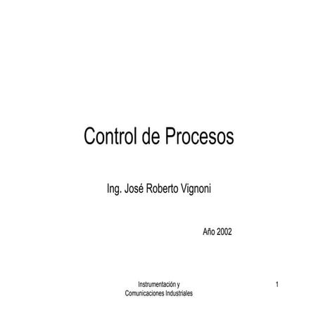 Control de procesos | PDF
