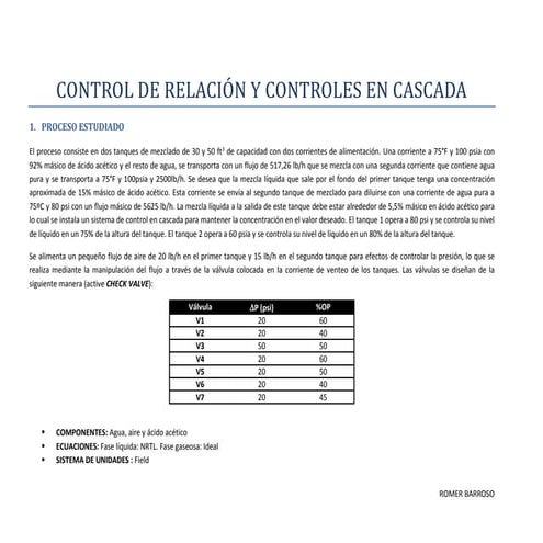 Control de relación y controles en cascada | PDF