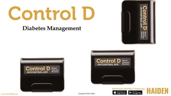 Control D Diabetes Management | PPT