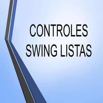 Controles swing listas | DOCX