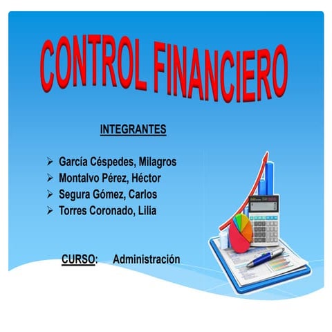Control financiero | PPTX