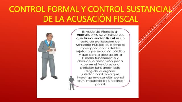 Control Formal Y Control Sustancial De La AcusaciÓn Pptx