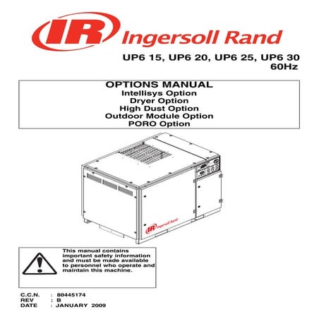 Control ingersol rand | PDF