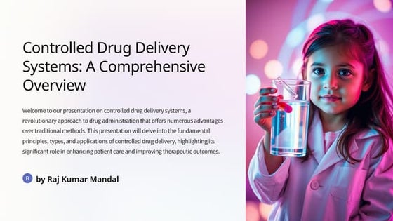 Controlled drug delivery systems | PPTX
