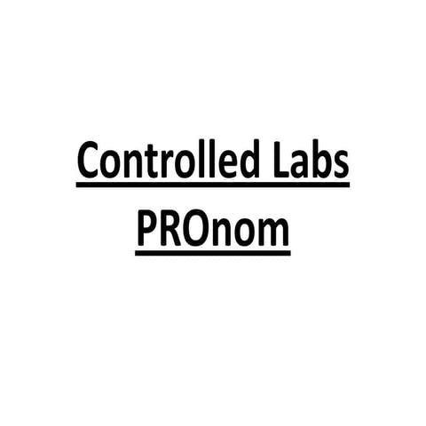 Controlled Labs PROnom | PPTX