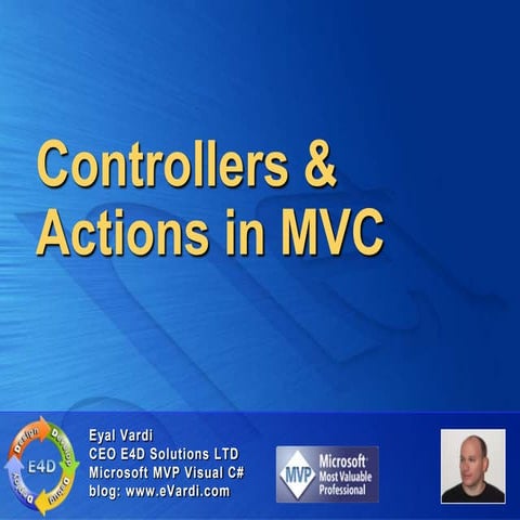 Controllers And Actions Ppt