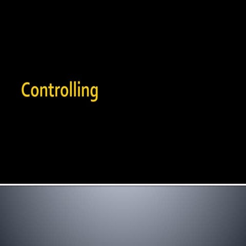 Controlling | PPTX