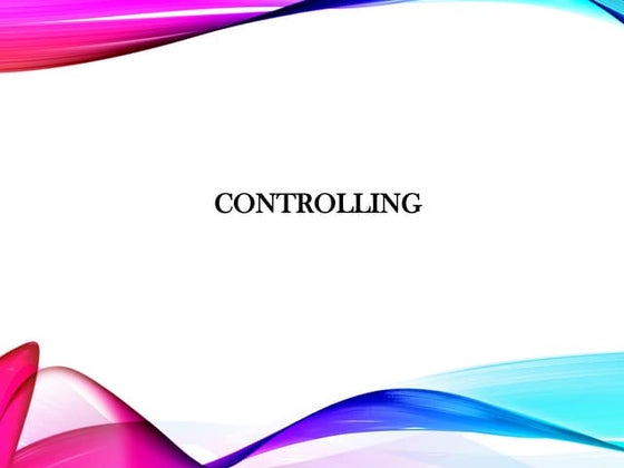 CONTROLLING TYPES OF CONTROLLING PPT .pptx
