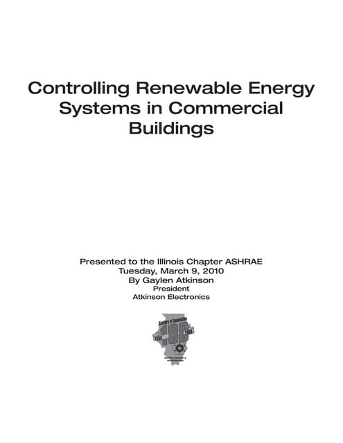 Controlling renewable energy systems | PDF Controlling renewable energy systems | PDF