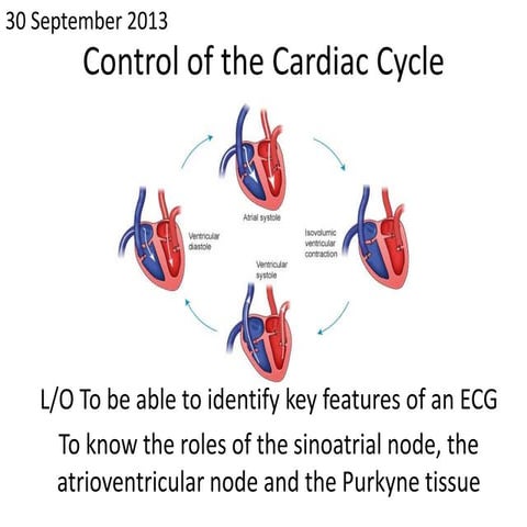 Control of cardiac cycle | PPTX