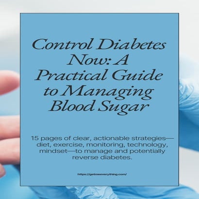 "Complete Guide to Control Your Diabetes | PDF