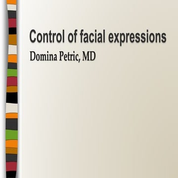 Control of facial expressions | PPSX