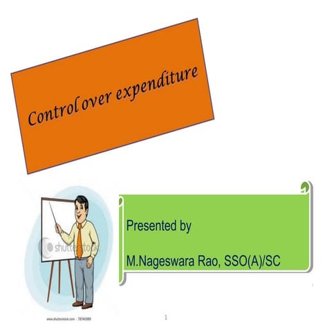 Control over expenditure | PPT
